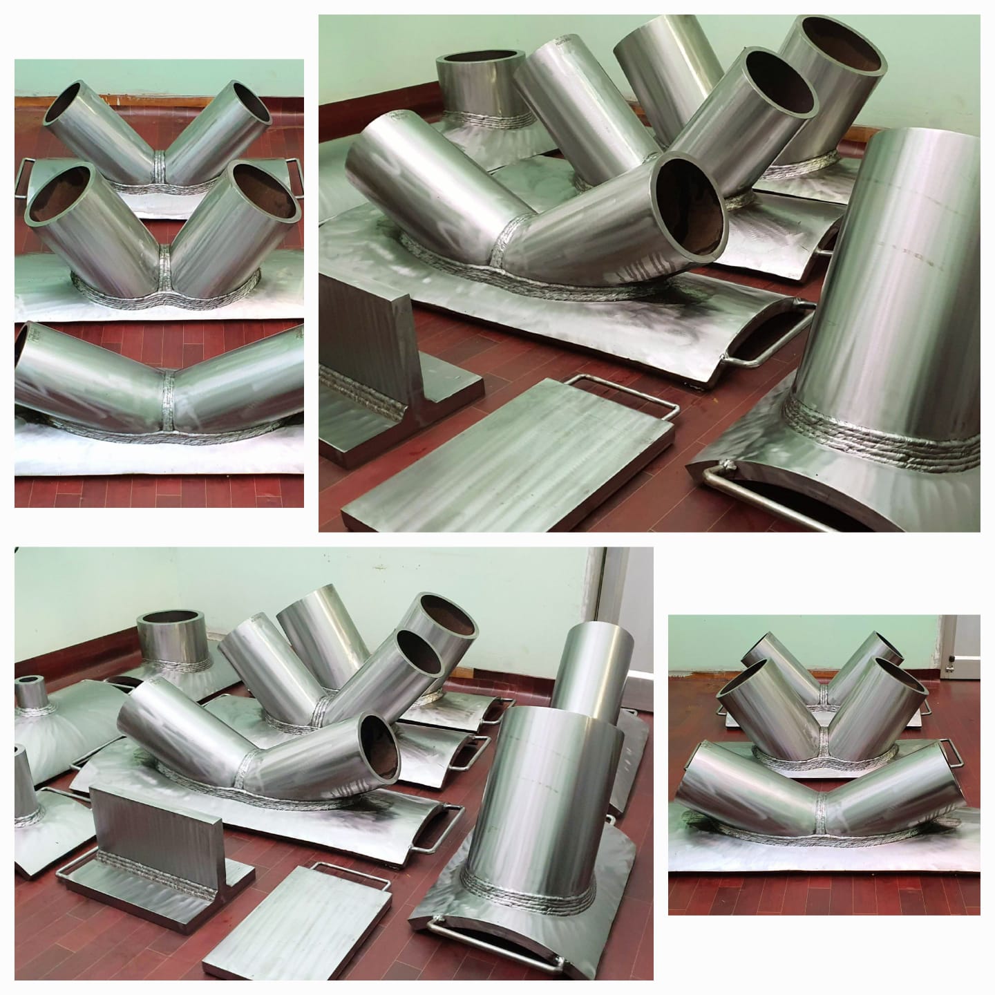 The K Joint Configuration Welded Flawed Specimen designed in accordance ...