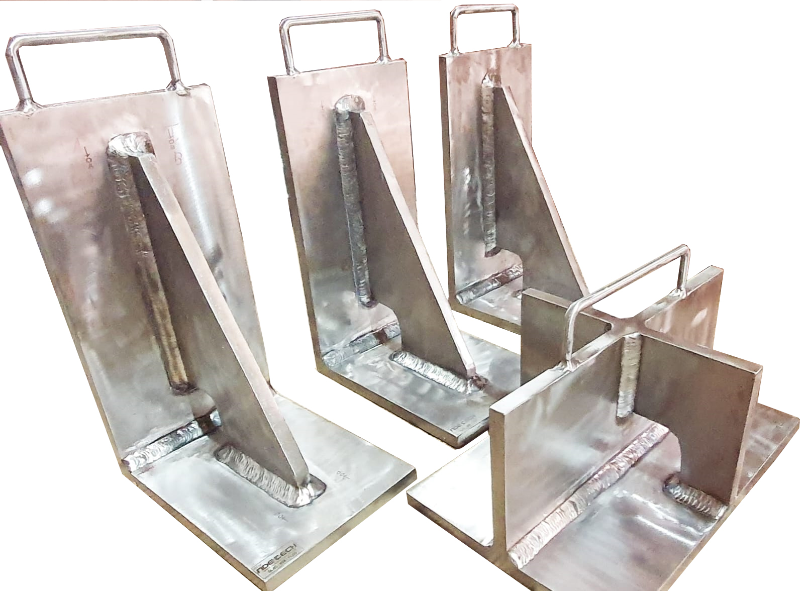 Welded flawed specimens specially designed for use in non-destructive ...