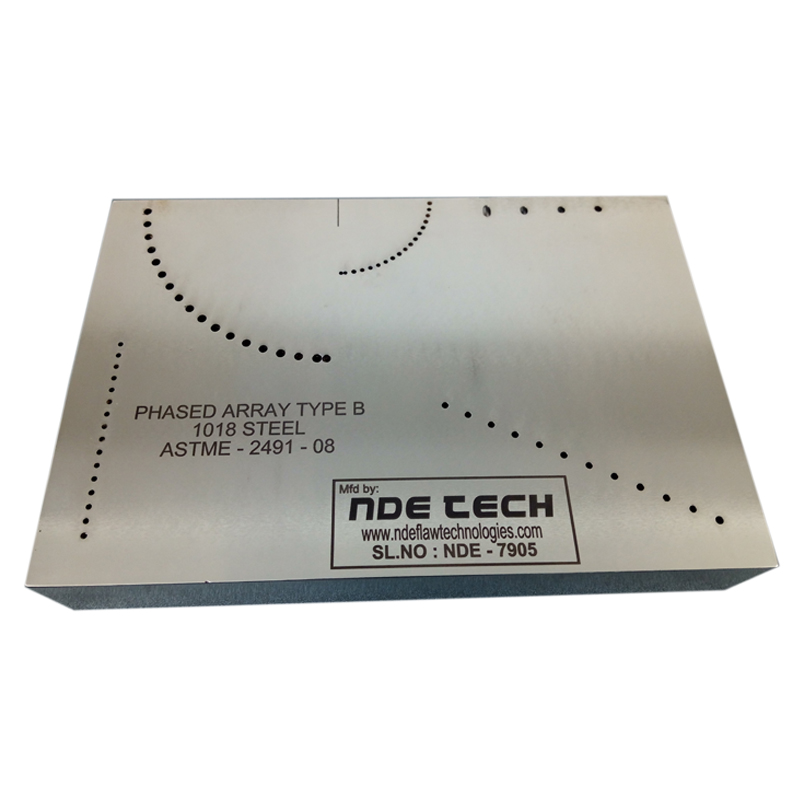 ASTM E2491 Phased Array Assessment Block Titanium (Inch Version)-Phased ...