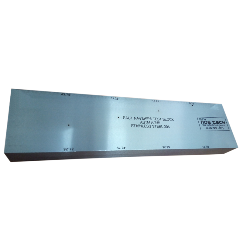 ASTM E2491 Phased Array Assessment Block Stainless Steel (Metric ...